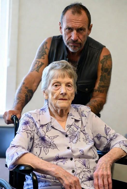 87-Year-Old Woman Replaces Her Caregiver with a Tattooed Biker—What ...
