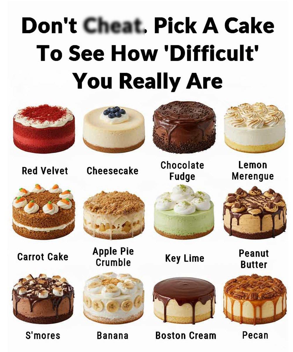 What Your Favorite Cake Reveals About Your Personality (and Why “Difficult” Might Just Mean ...